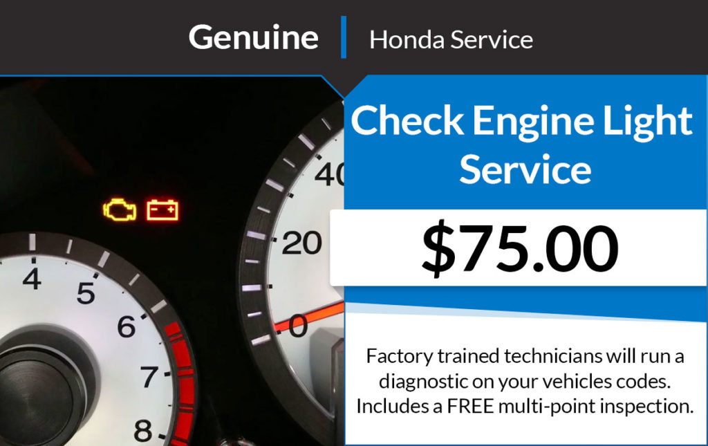 Honda Check Engine Light Service - Mile High Honda